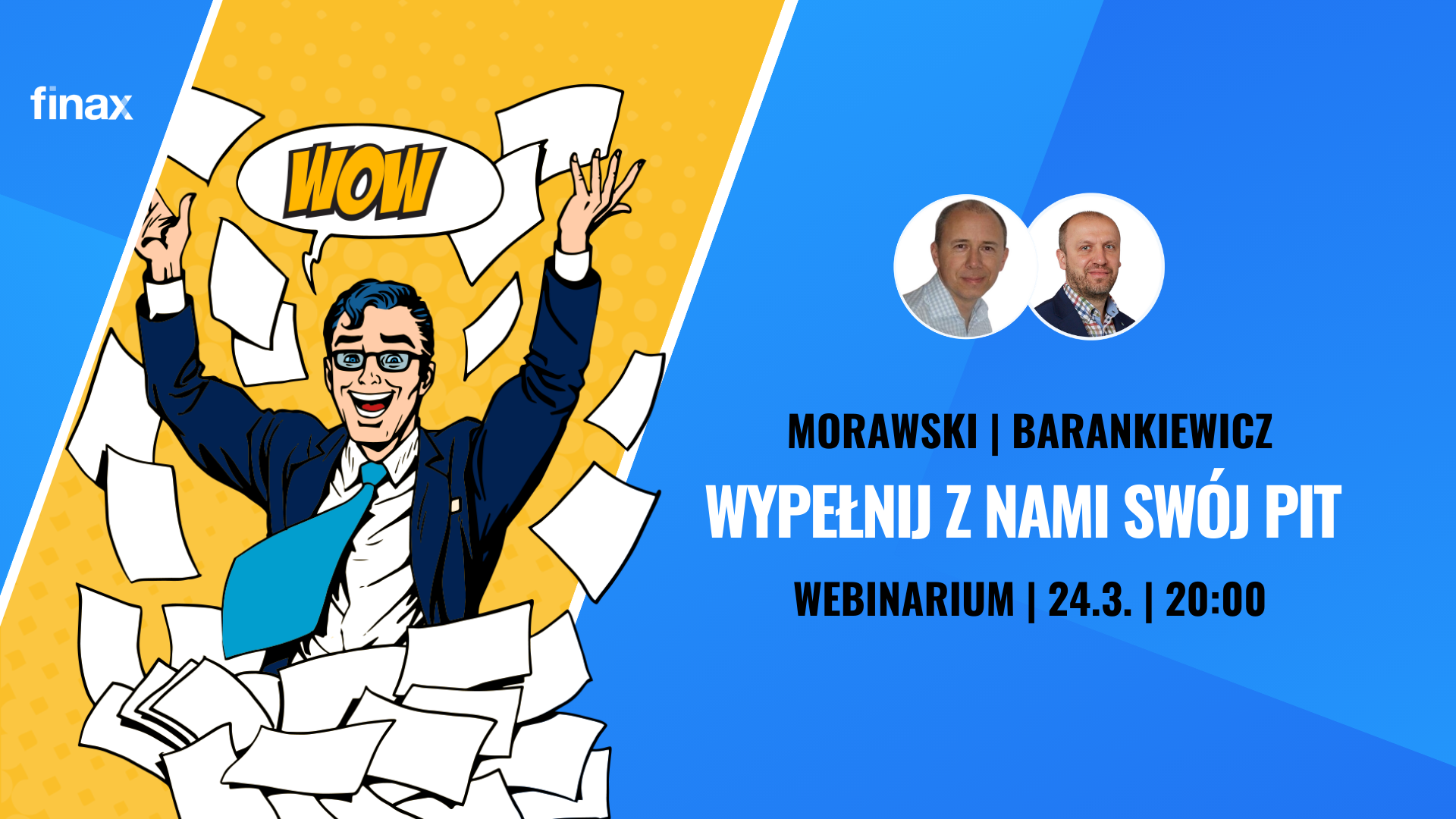 Webinarium | Wypełnij z nami swój PIT | Finax.eu