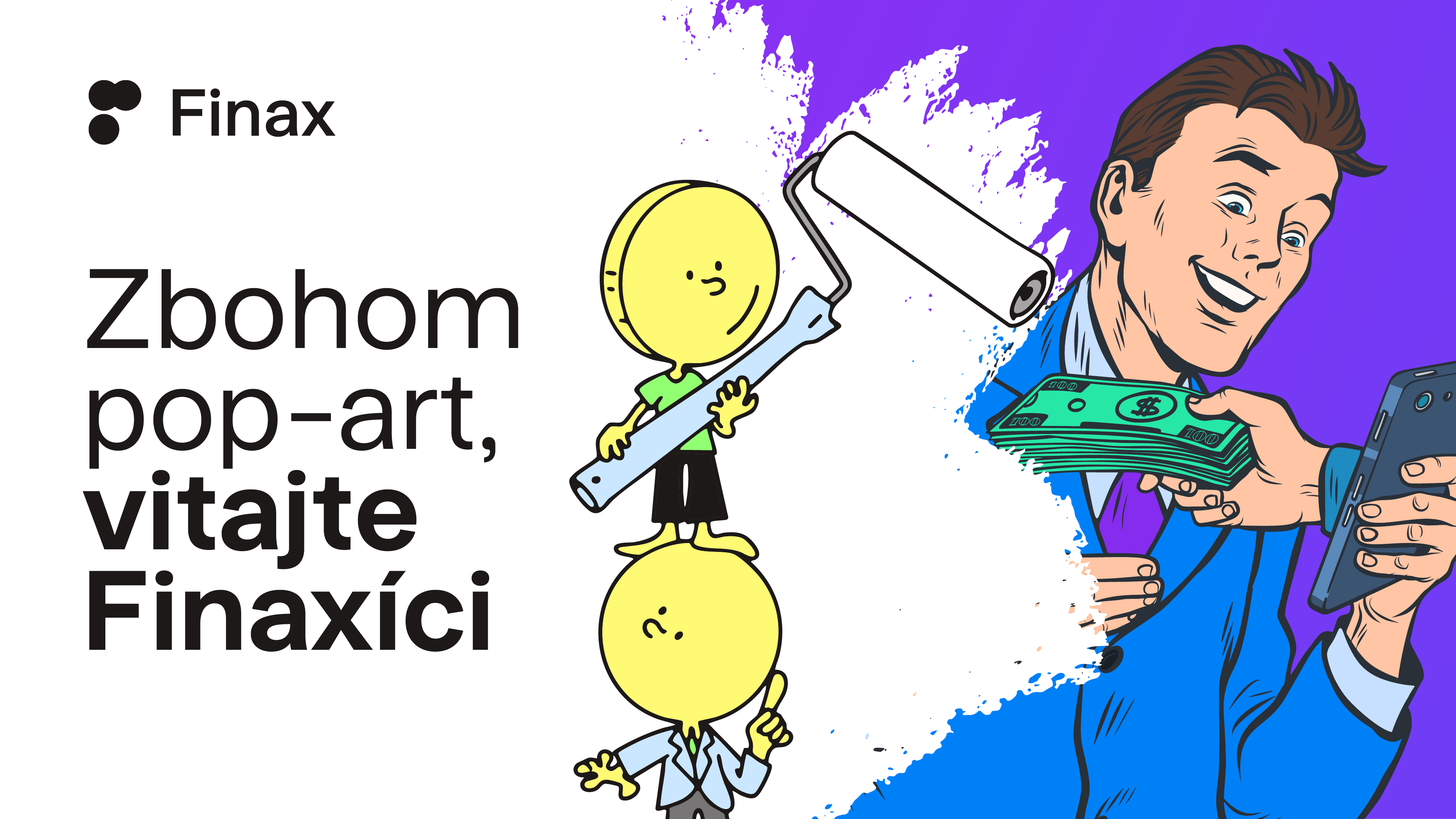 Finax sa mení: zbohom pop-art, vitajte Finaxíci | Finax.eu